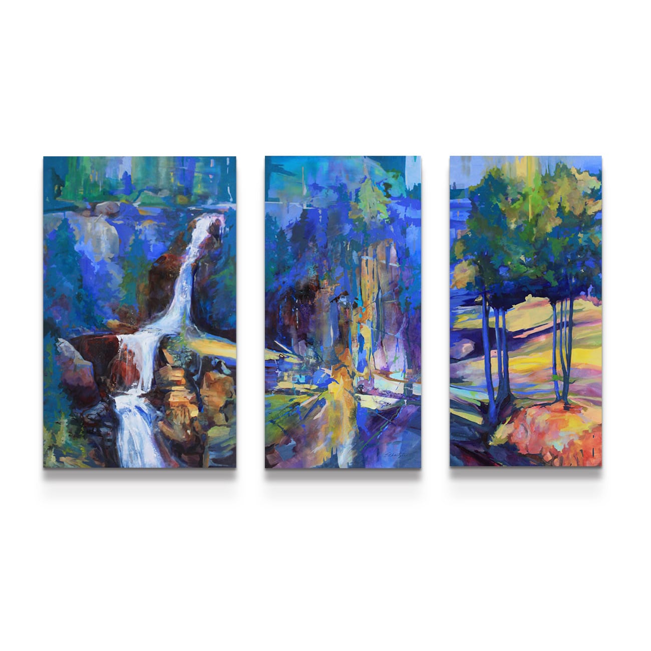 Untouched Places [Triptych] | ArtMatch Online Gallery